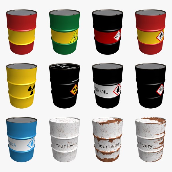 Nuclear Barrel 3D Models for Download | TurboSquid