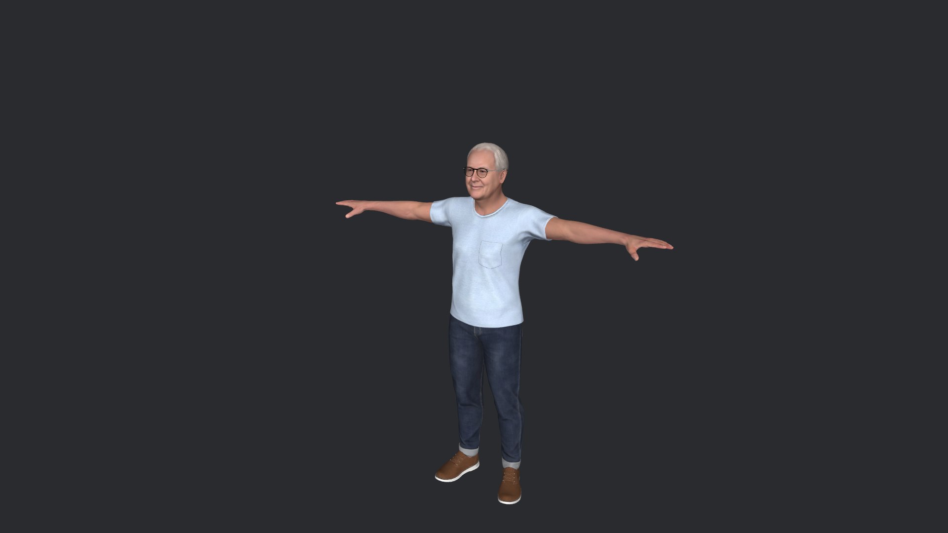 Warren Buffett Hyper Realistic Full Body Fully Rigged 3D Character 3D ...