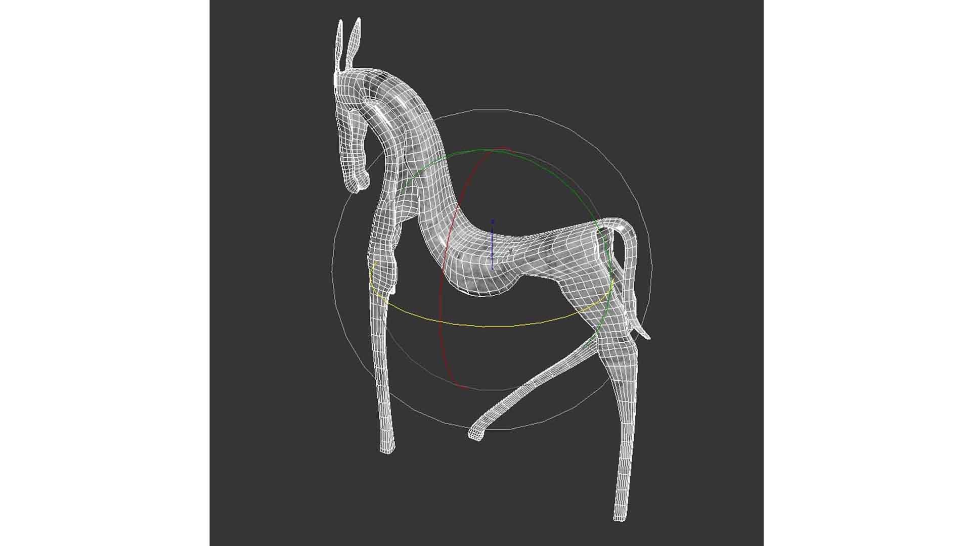 3D Stanley DOVE Circus Horse Sculpture - TurboSquid 2257923