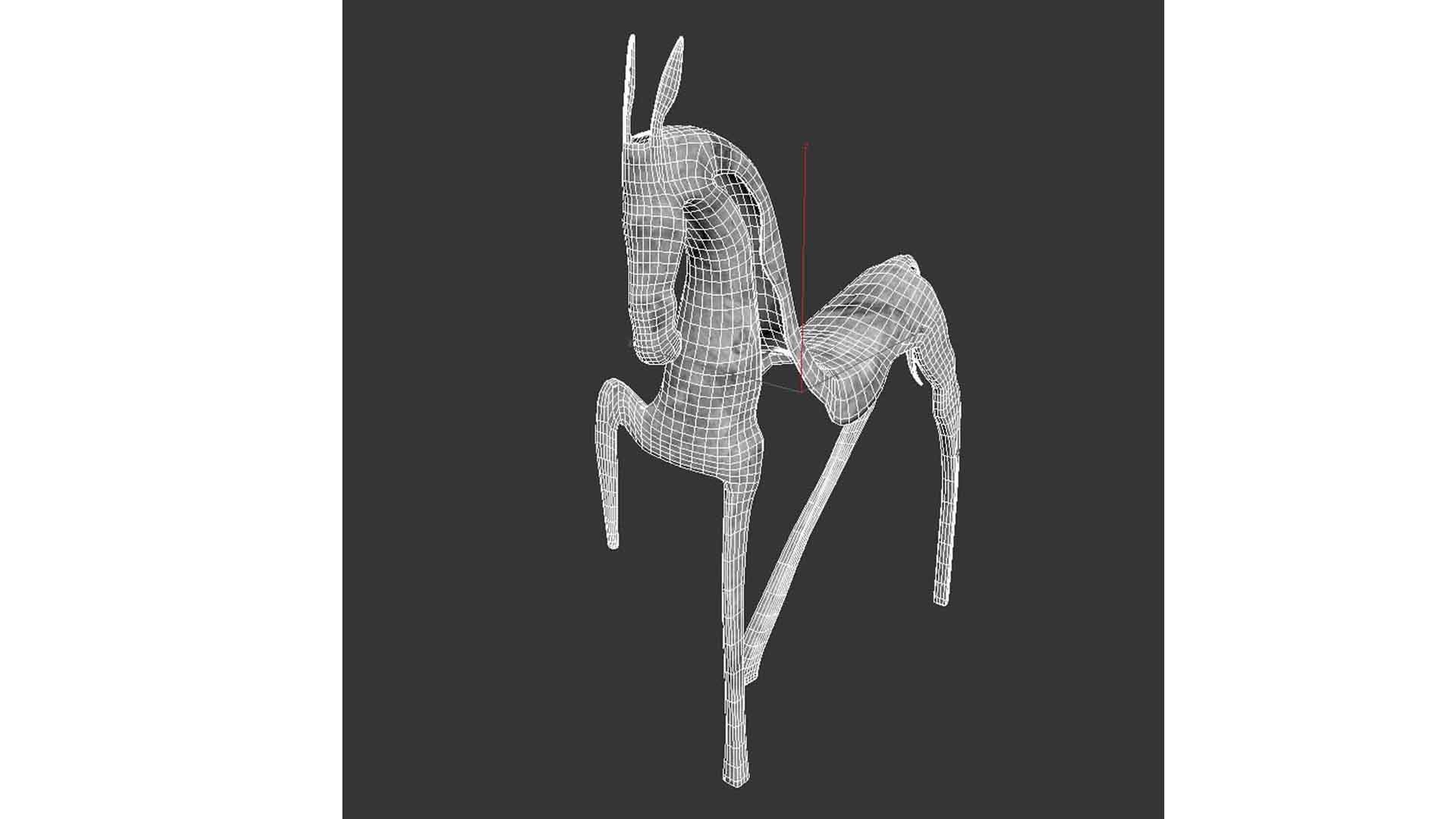 3D Stanley DOVE Circus Horse Sculpture - TurboSquid 2257923