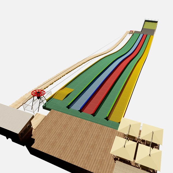 Slide made of sliding plastic 3D 모델 - TurboSquid 1942679