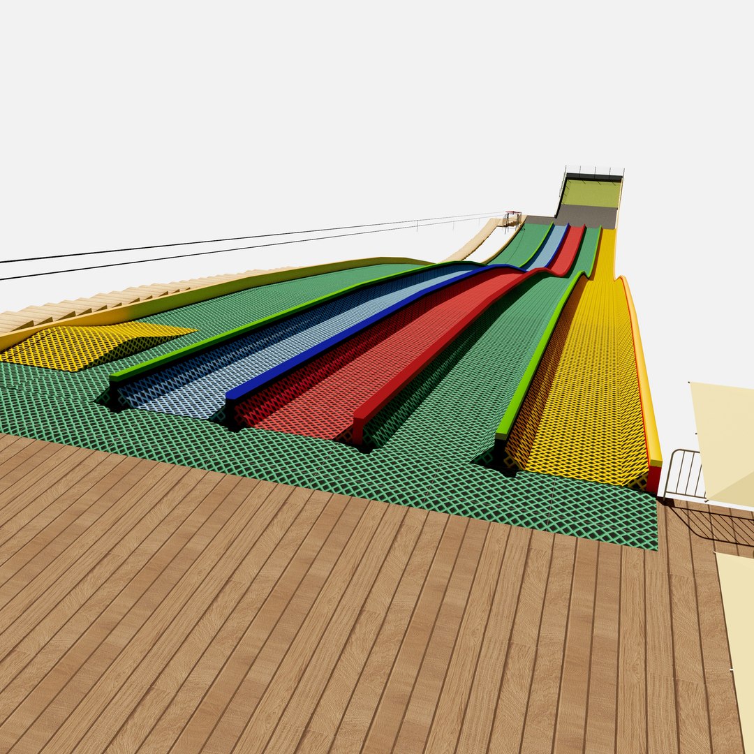 Slide Made Of Sliding Plastic 3D - TurboSquid 1942679