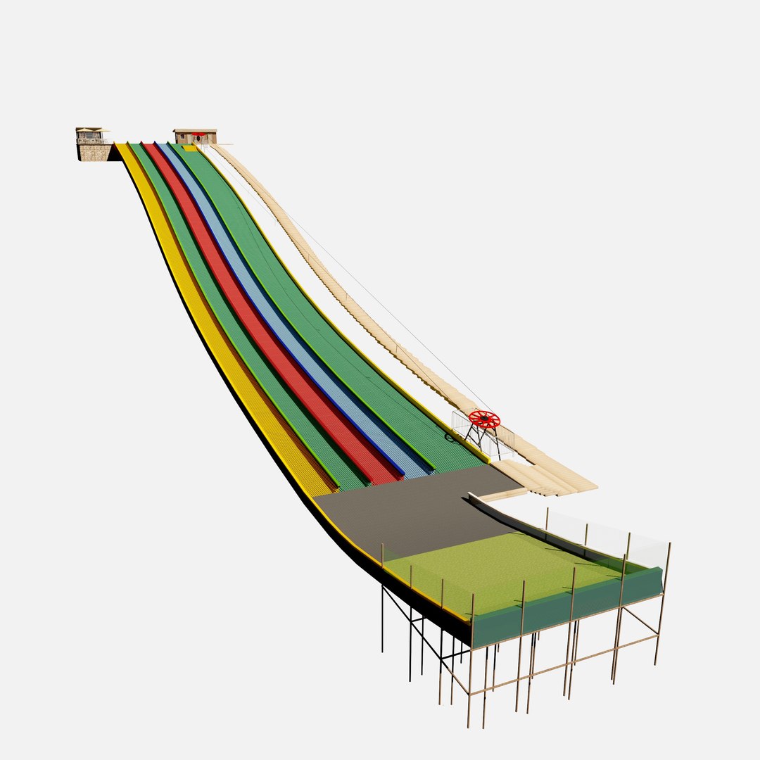 Slide Made Of Sliding Plastic 3D - TurboSquid 1942679