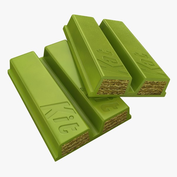 3d model realistic broken kit kat