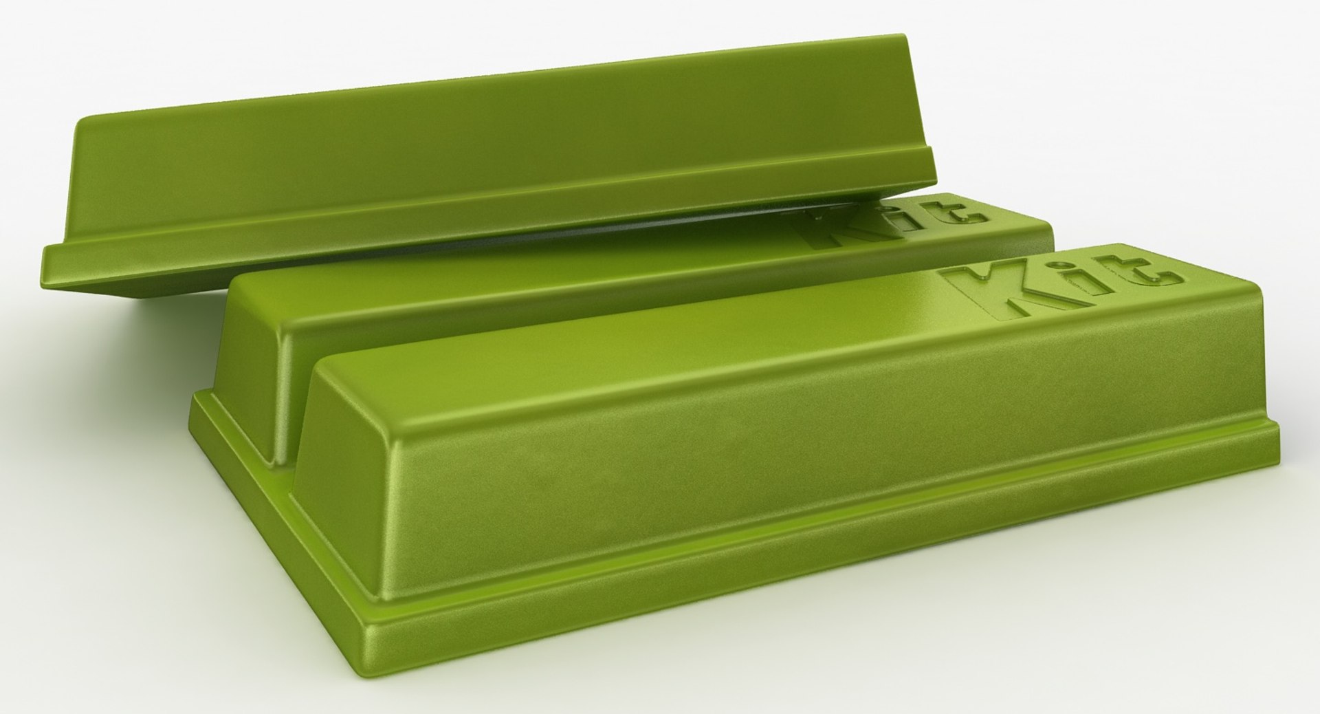 3d Model Realistic Broken Kit Kat