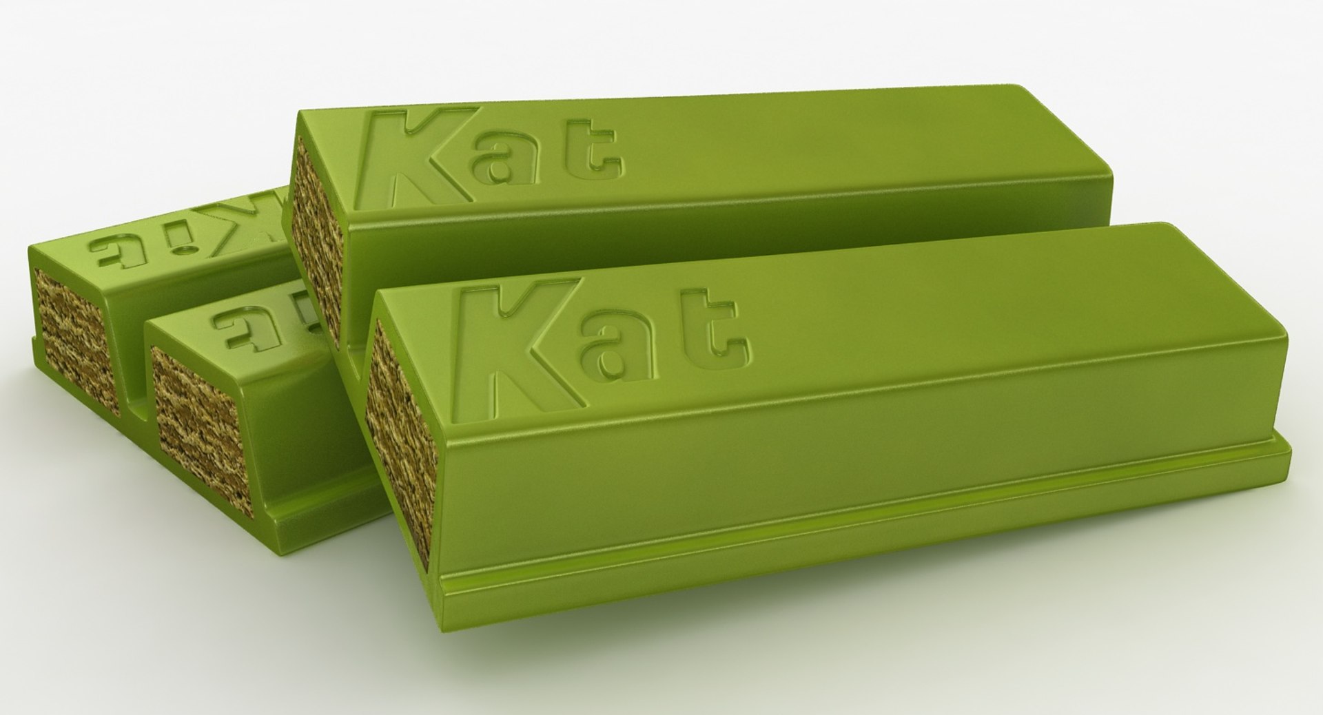 3d Model Realistic Broken Kit Kat