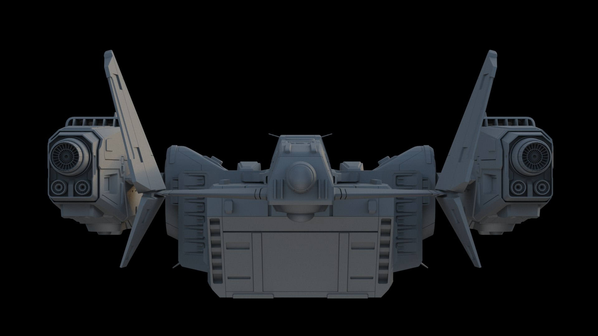 3D Sci Fi Dropship - TurboSquid 2068654