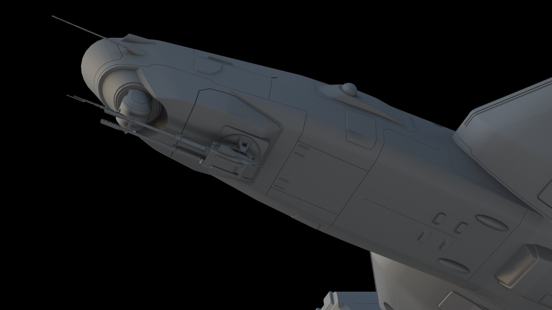 3D Sci Fi Dropship - TurboSquid 2068654