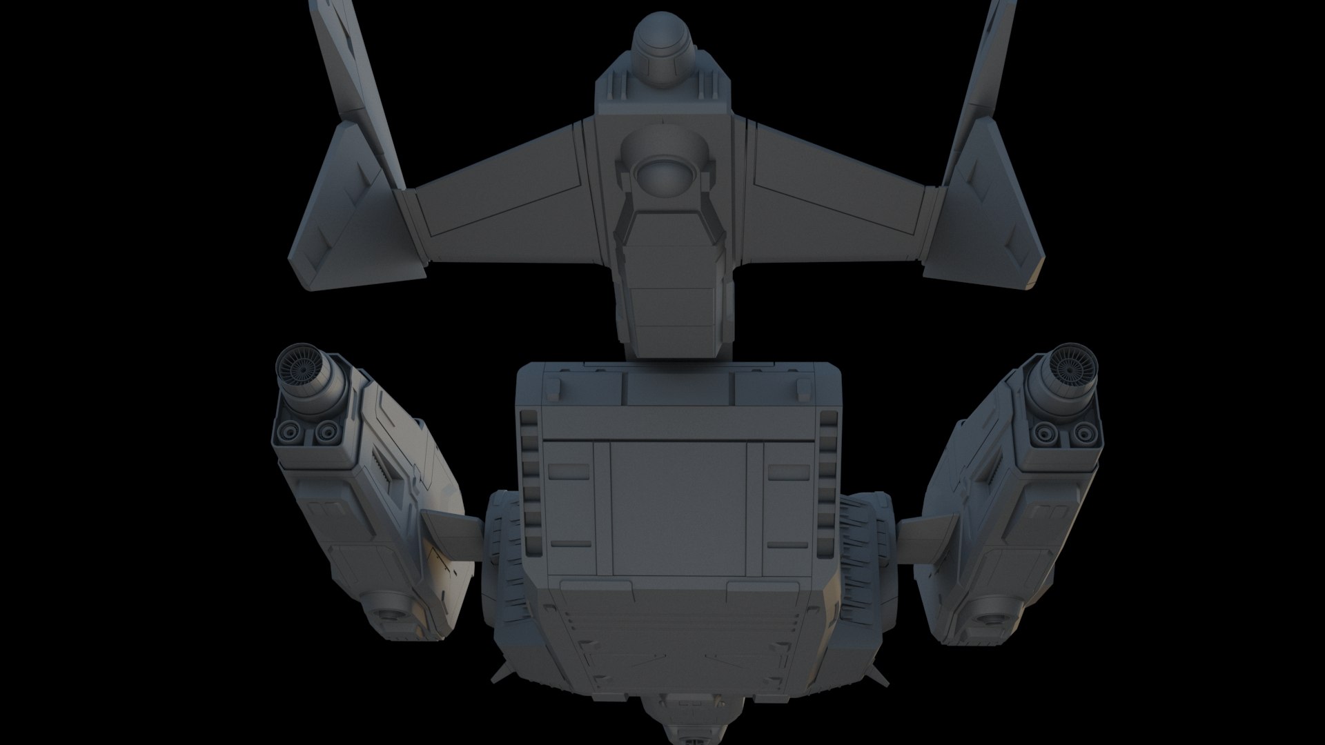 3D Sci Fi Dropship - TurboSquid 2068654