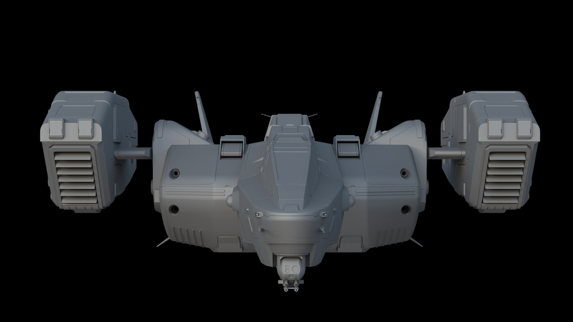 3D Sci Fi Dropship - TurboSquid 2068654