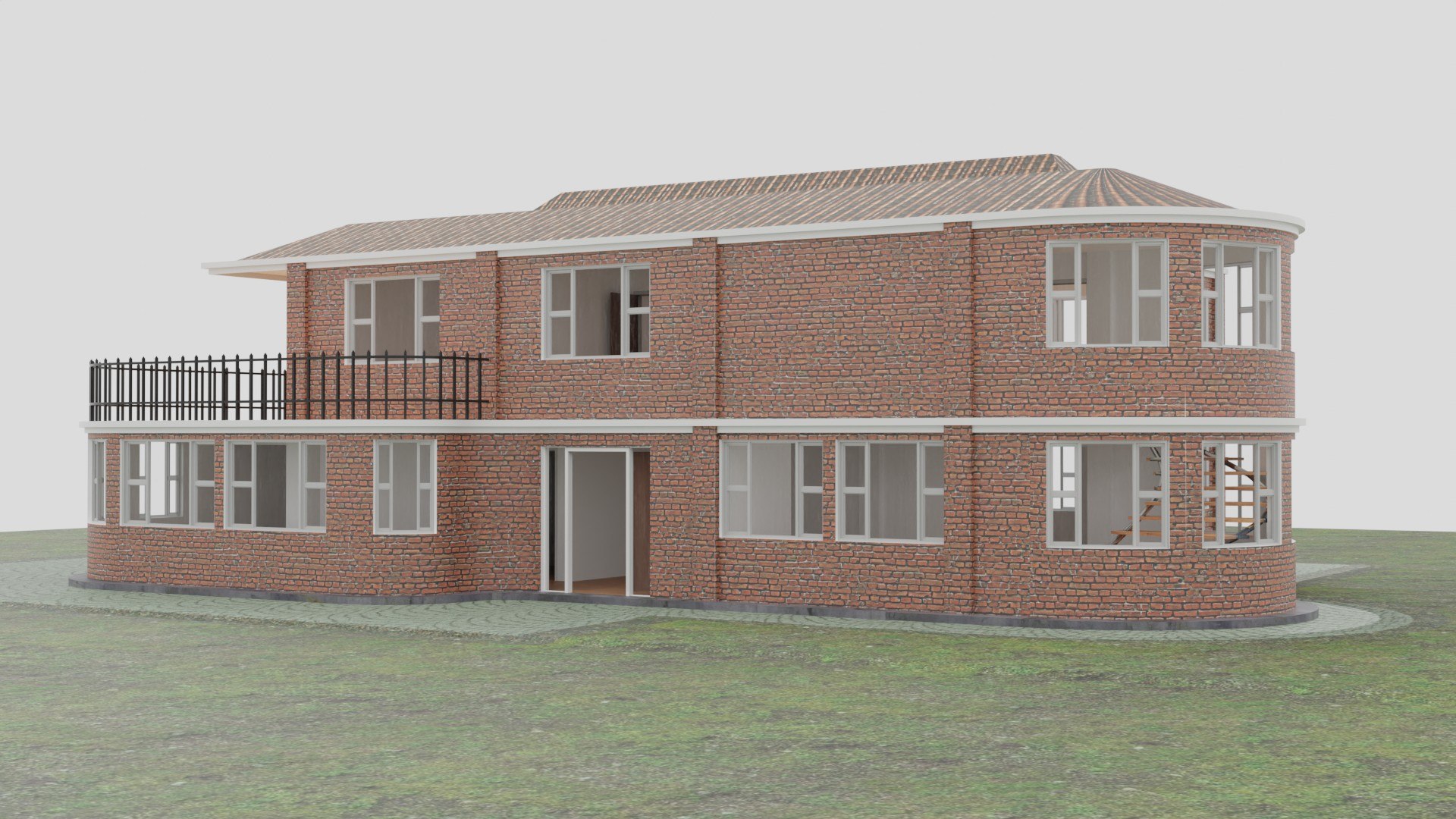 Typical English House model - TurboSquid 2016928