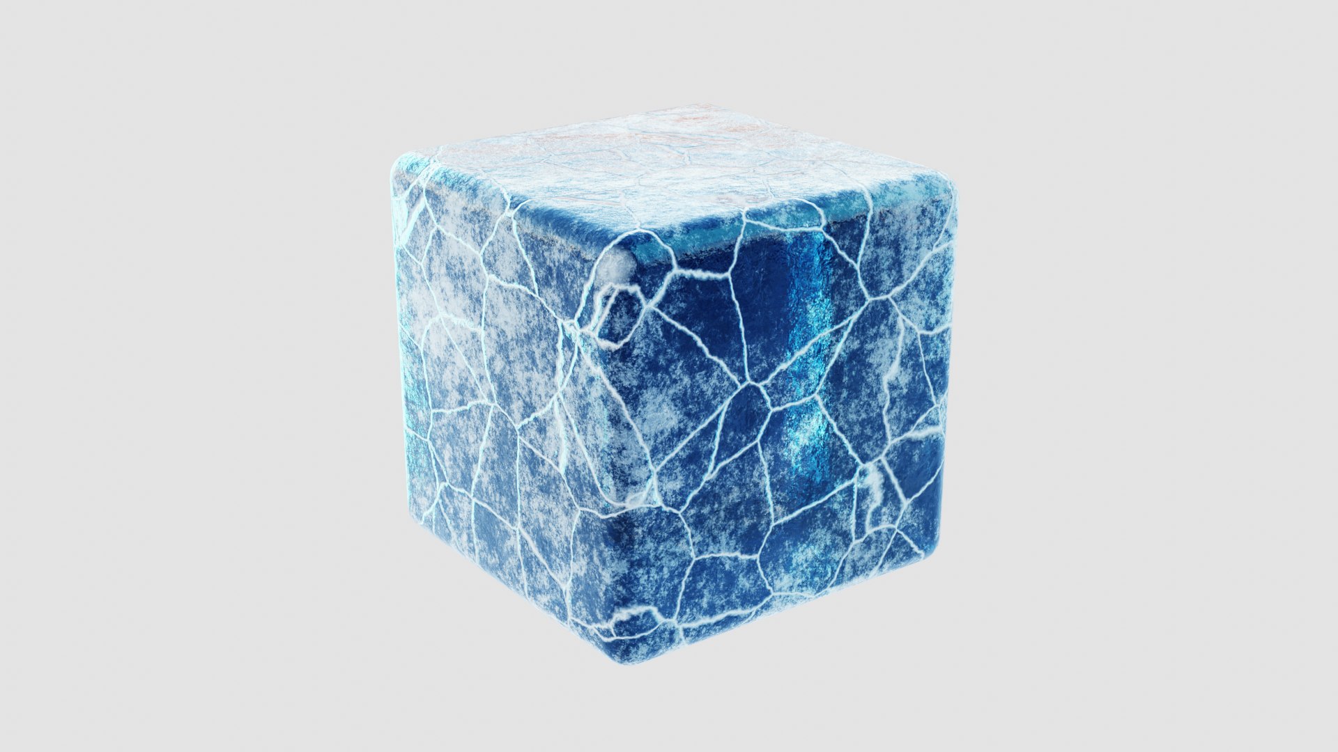 Cracked Ice Material 3D Model - TurboSquid 2103759