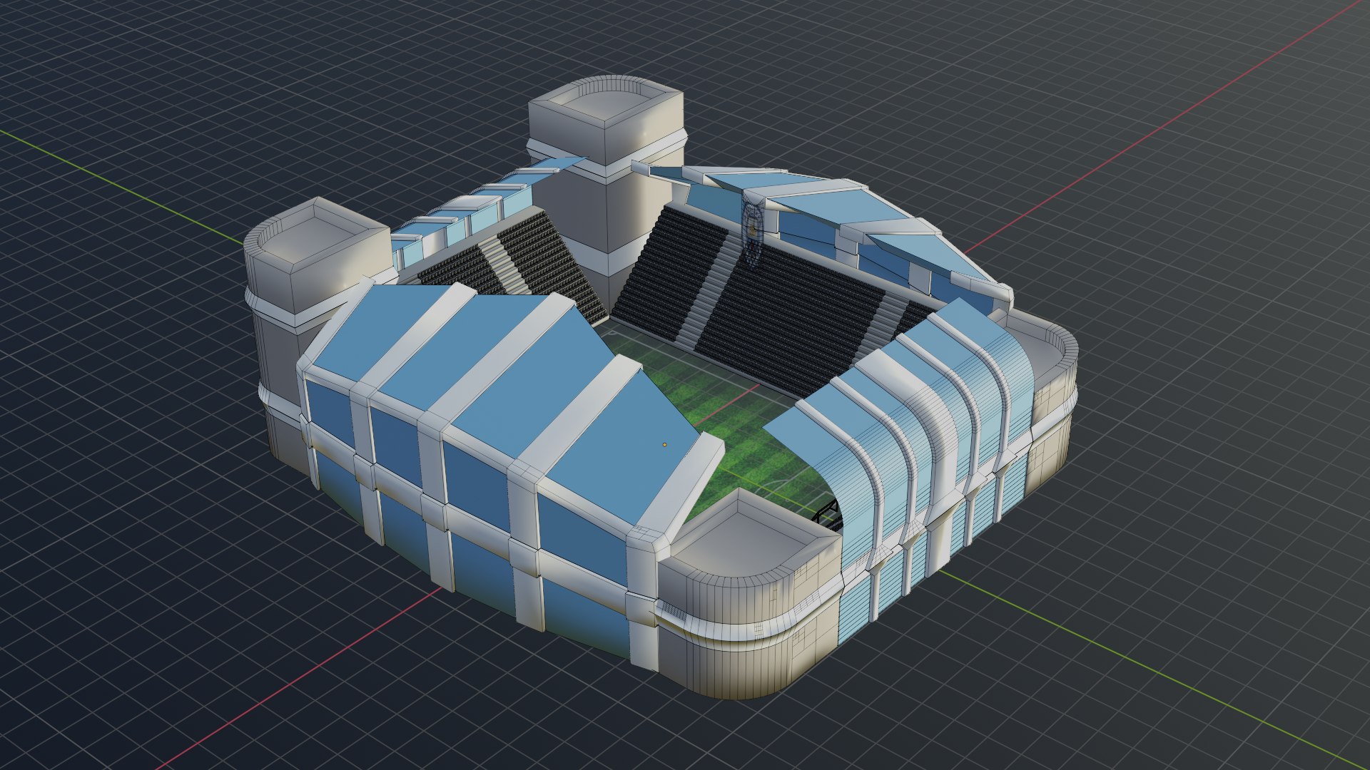 3D Model Football Stadium - Manchester City - TurboSquid 1882255