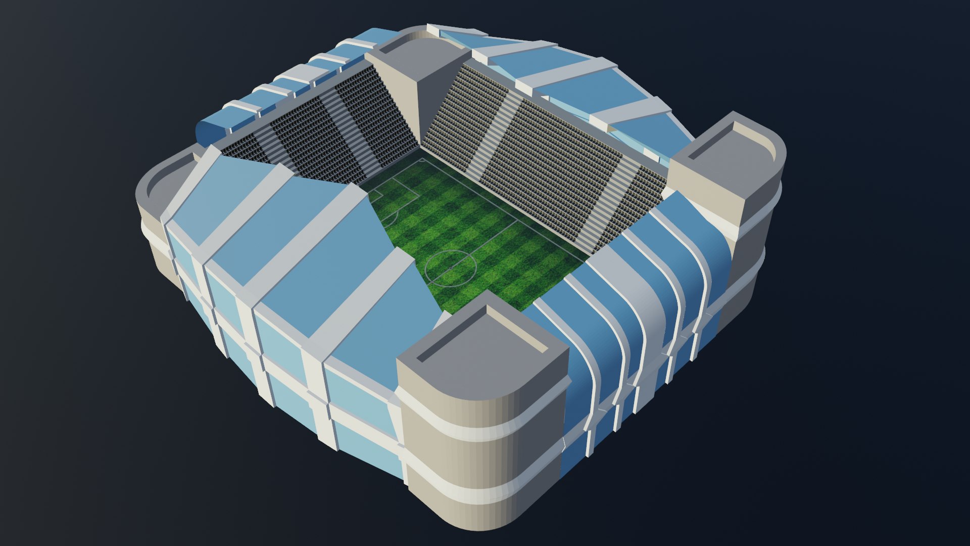 3D Model Football Stadium - Manchester City - TurboSquid 1882255