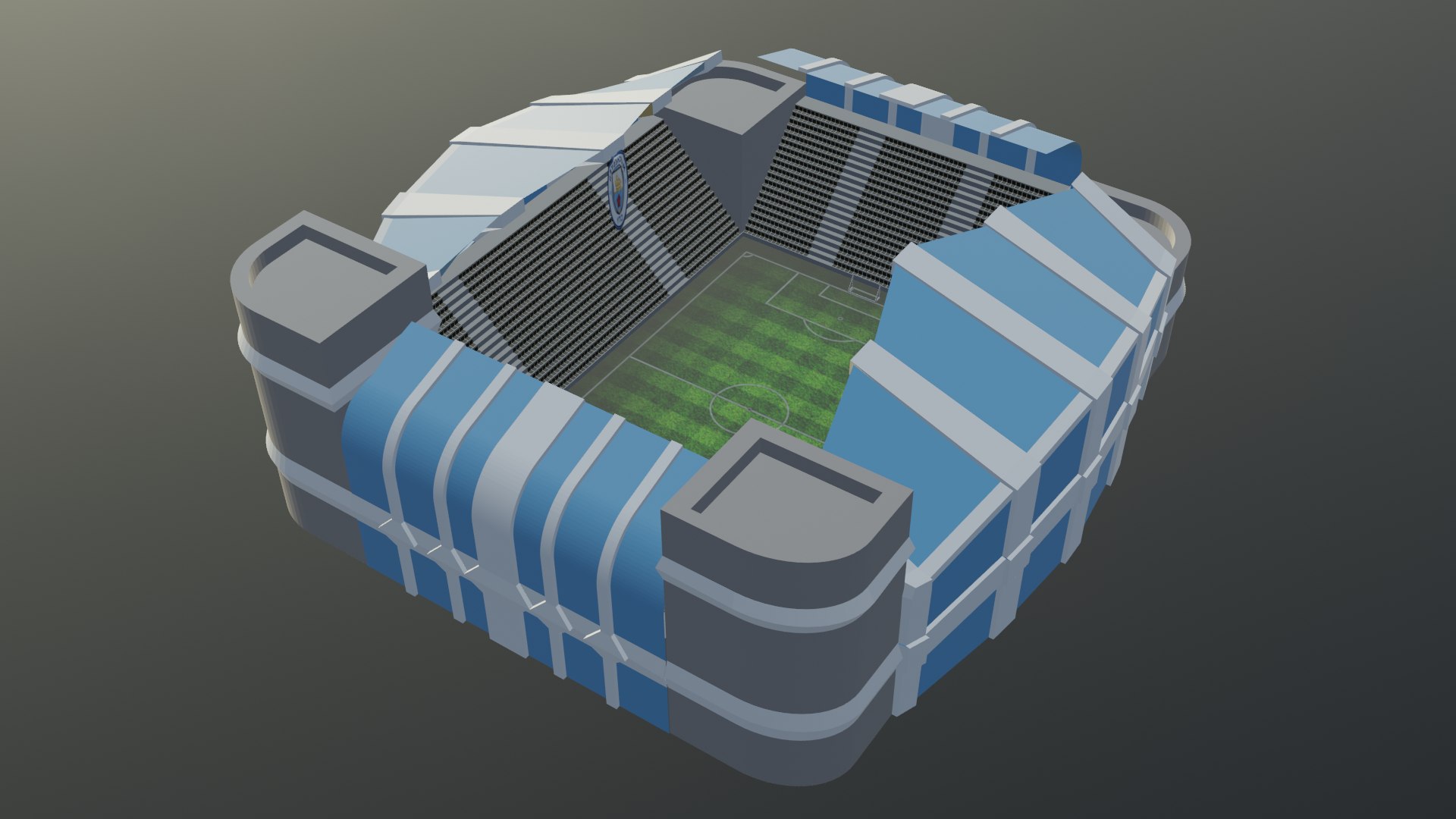 3D Model Football Stadium - Manchester City - TurboSquid 1882255