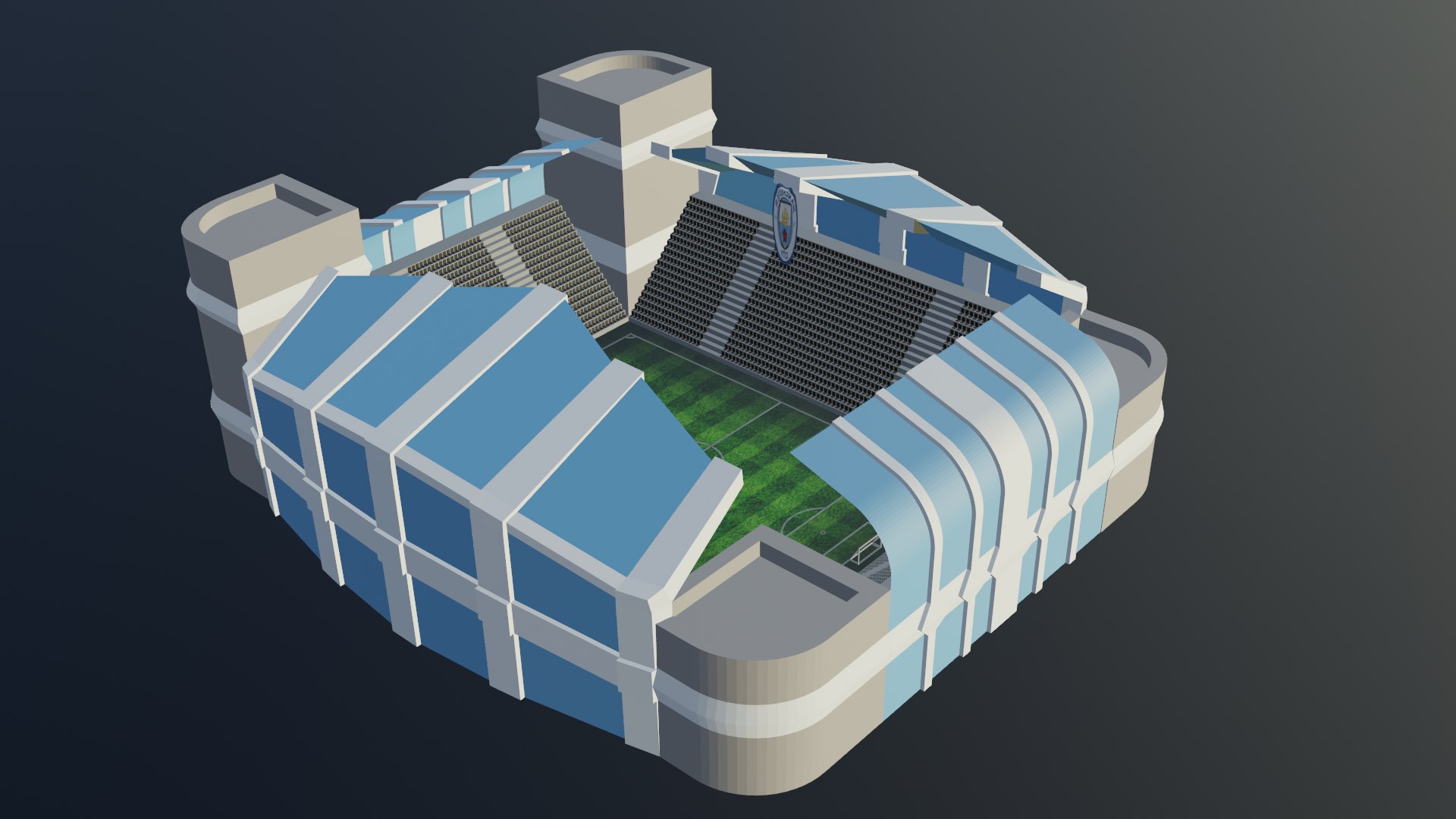 3D Model Football Stadium - Manchester City - TurboSquid 1882255