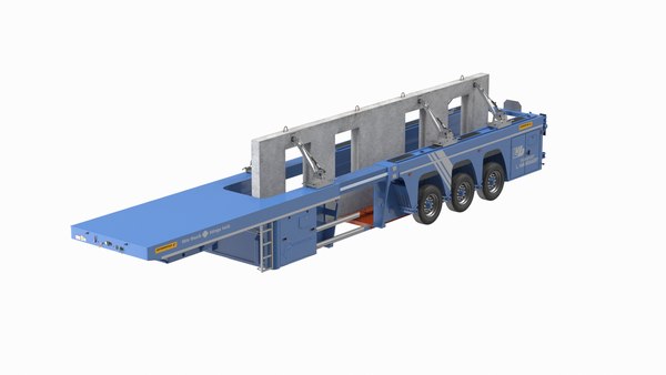 Faymonville Prefamax Inloader Semi Trailer with Concrete Panel 3D ...