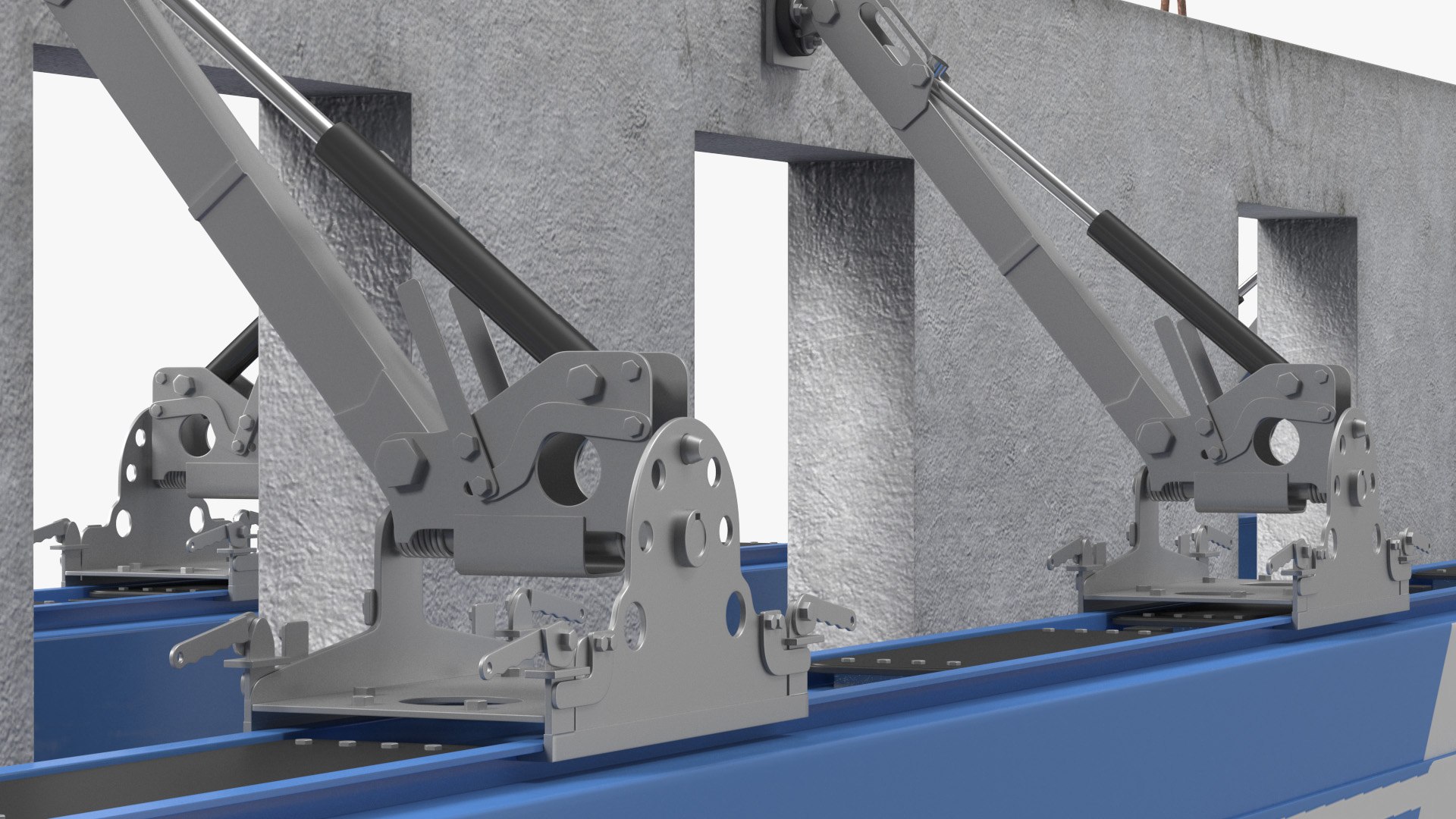 Faymonville Prefamax Inloader Semi Trailer with Concrete Panel 3D ...