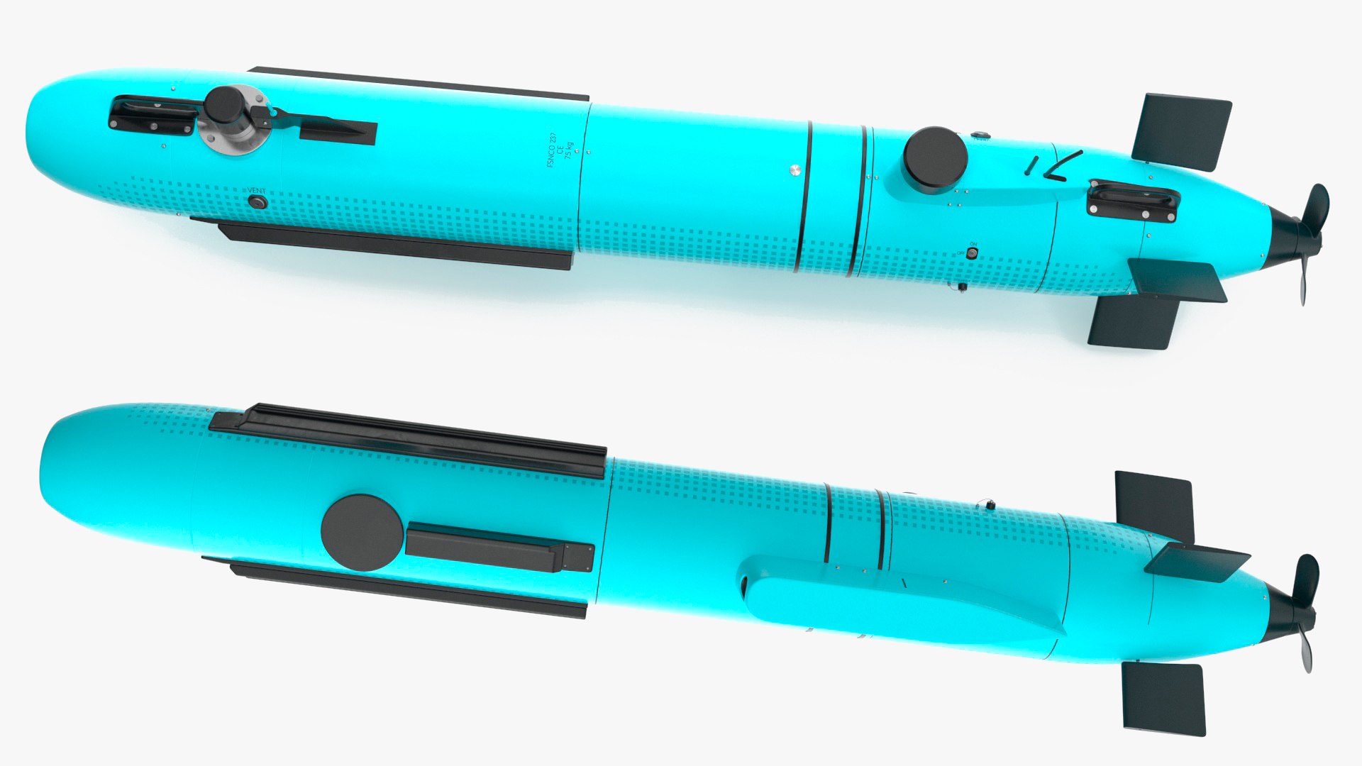 Unmanned Underwater Vehicle 3D Model - TurboSquid 2169639