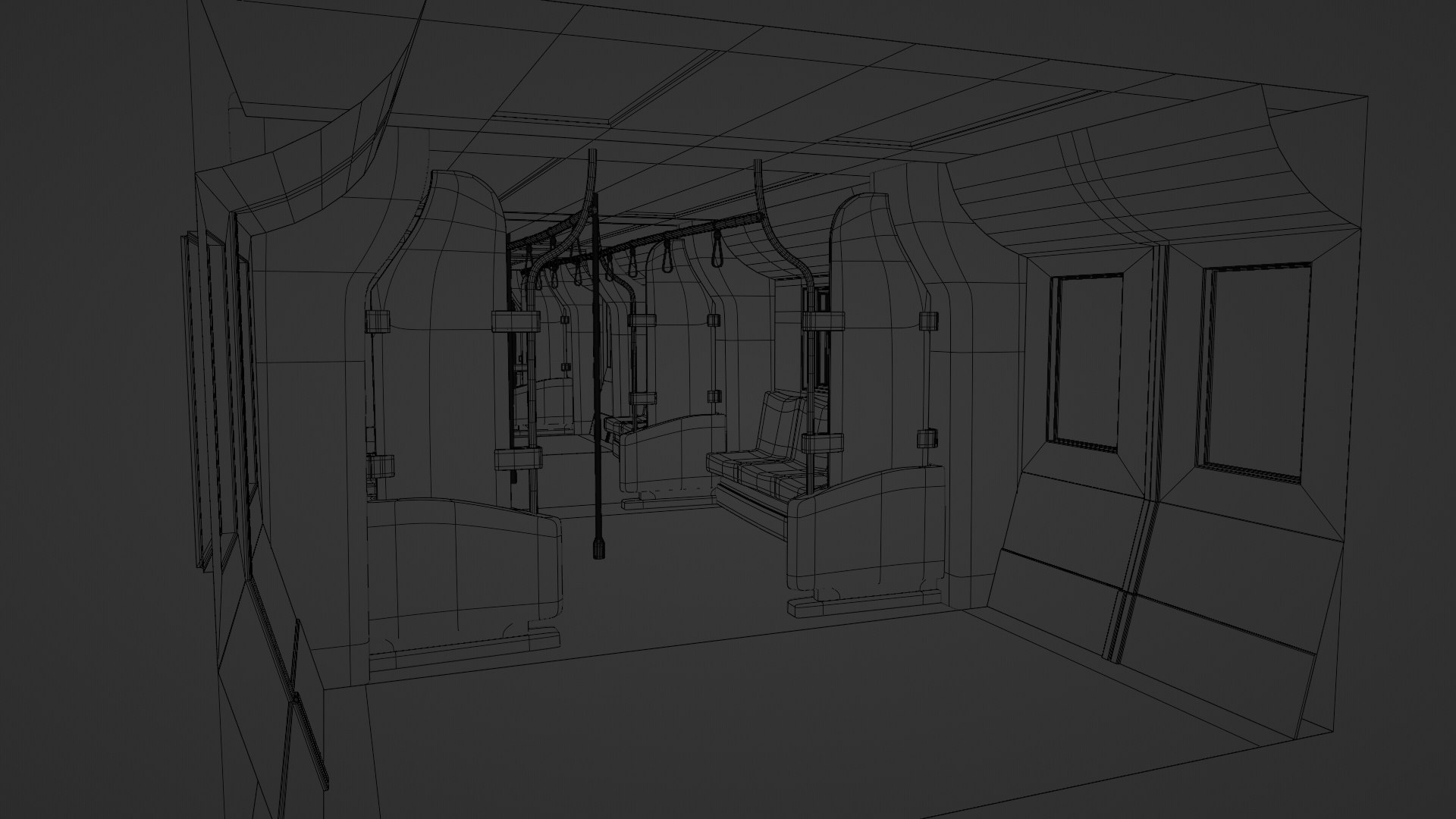 Metro Train 3D Model - TurboSquid 1986444