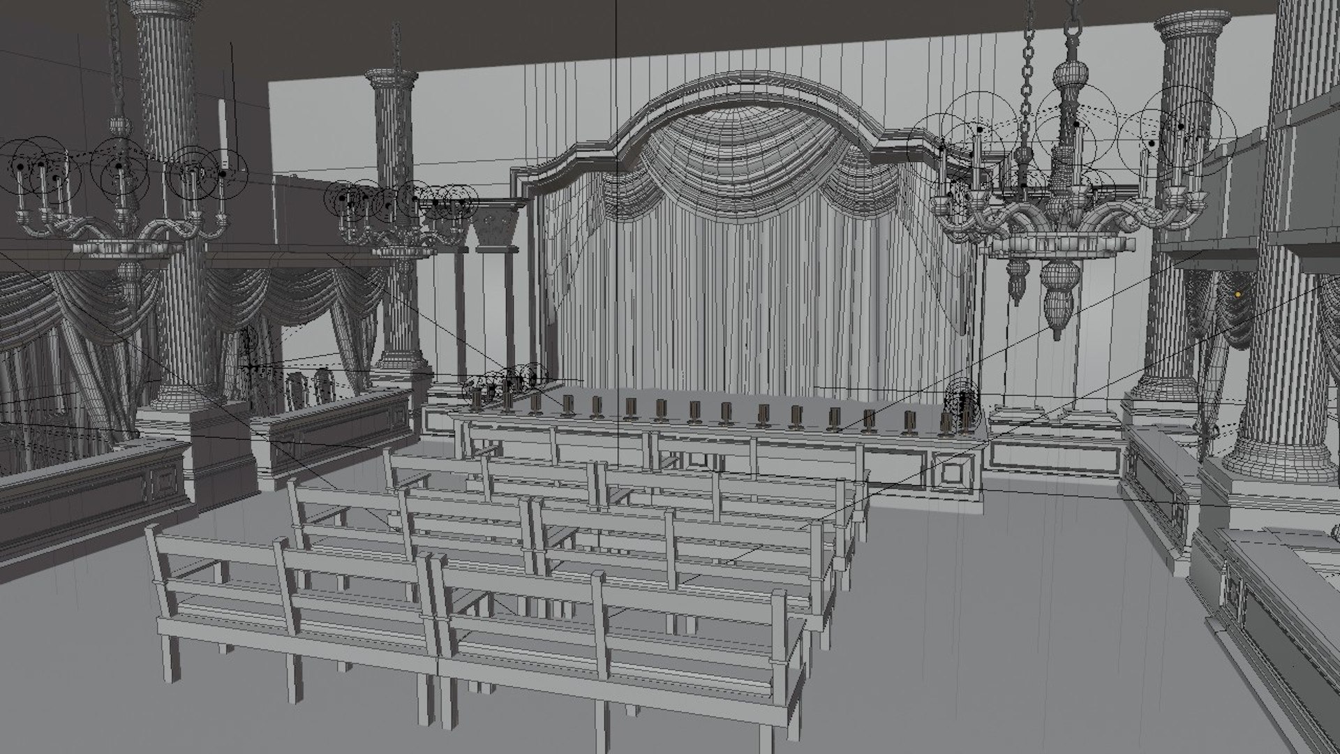Theater Stage 3D Model - TurboSquid 1674200