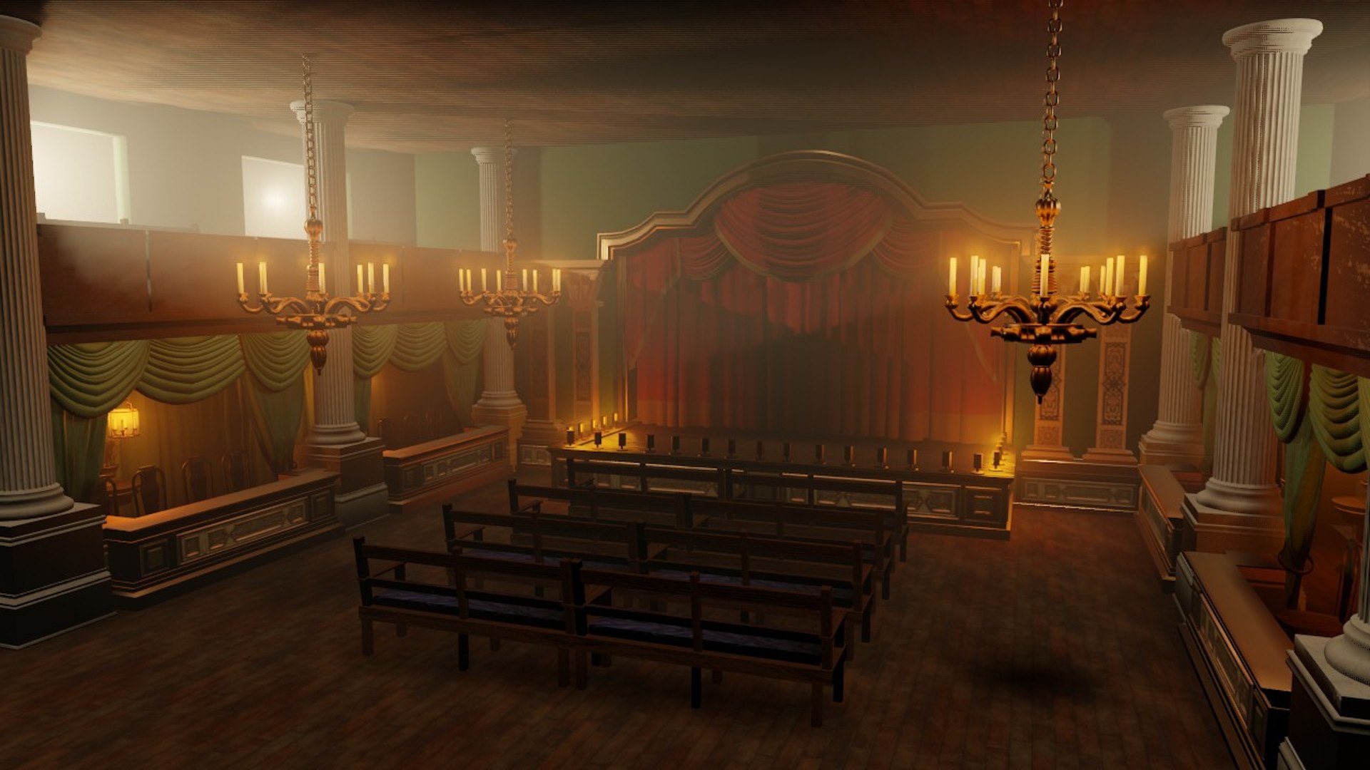 Theater Stage 3D Model - TurboSquid 1674200
