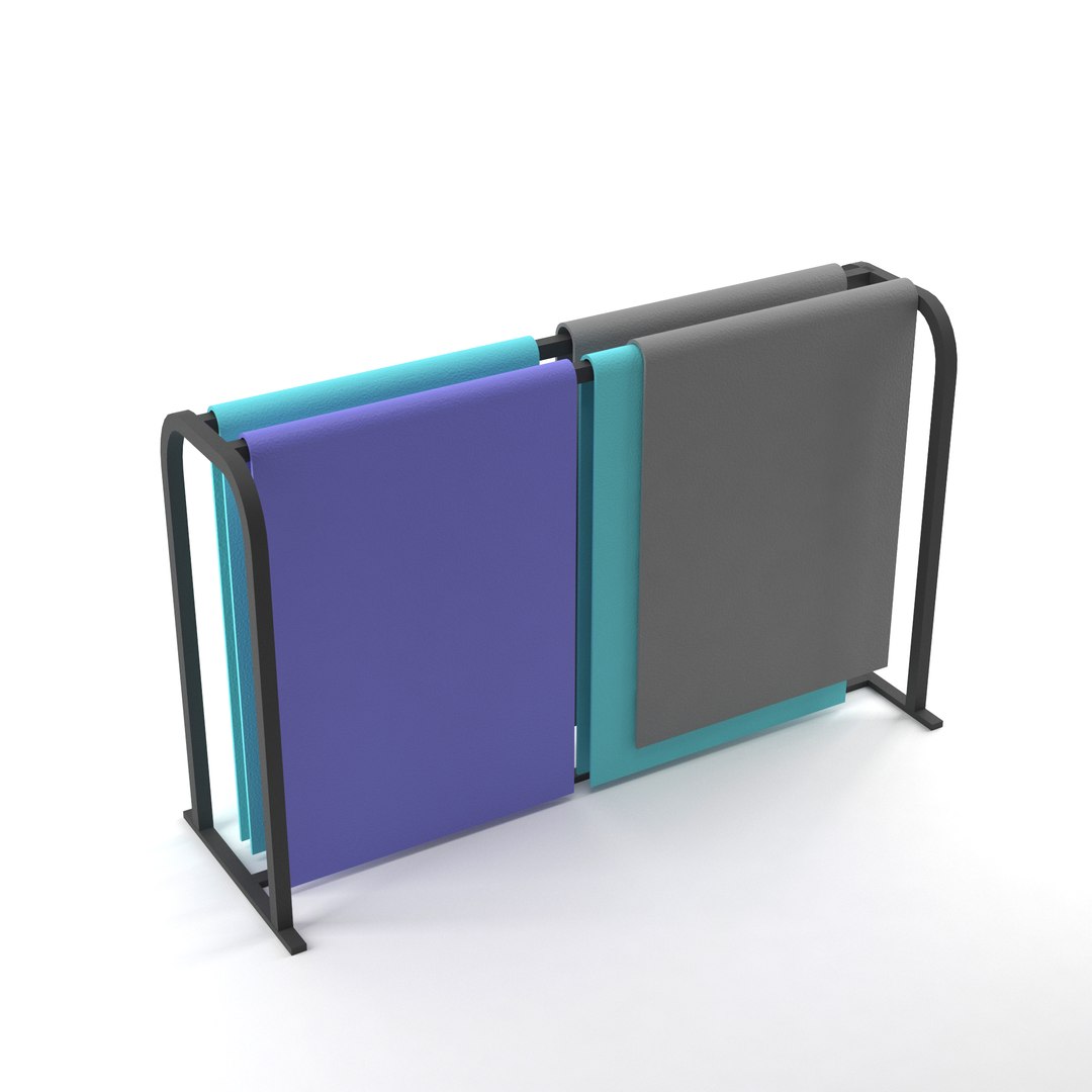 3D Model Yoga Mats Rack | 1143827 | TurboSquid