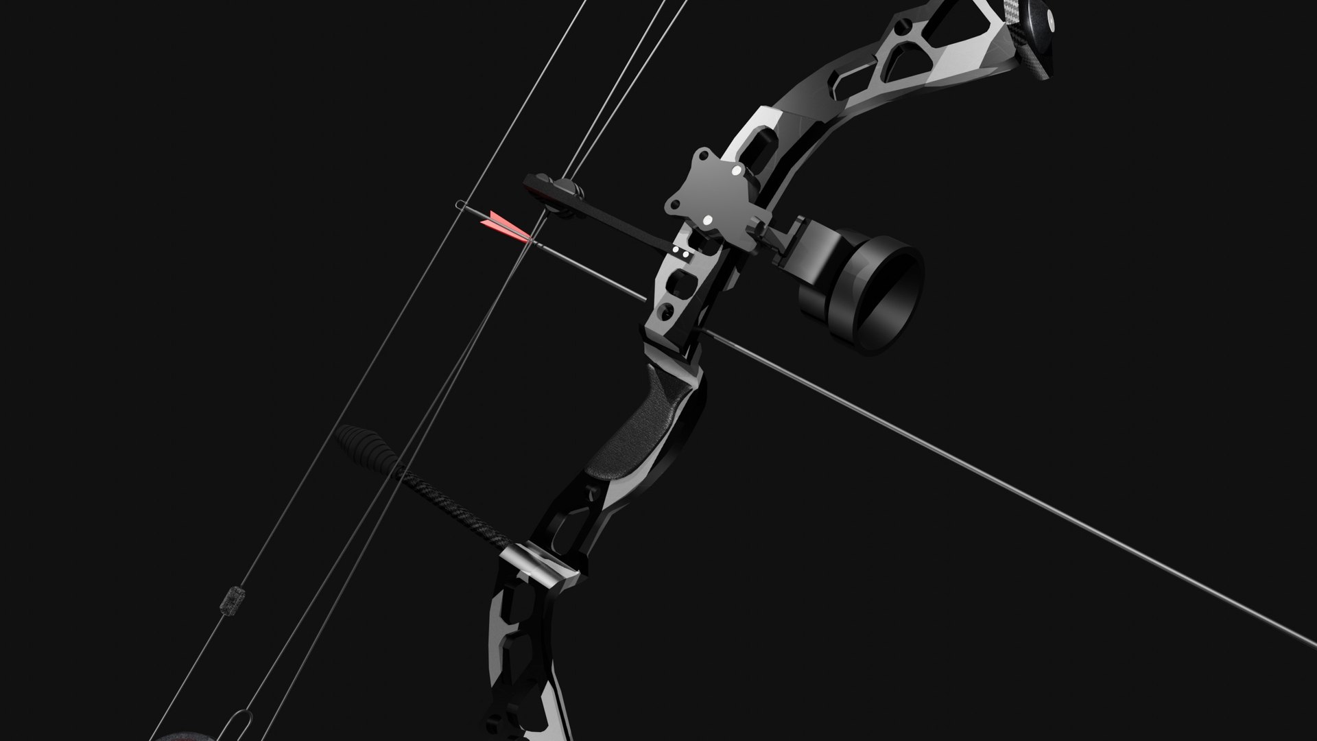 3D Model Compound Bow - TurboSquid 2392016