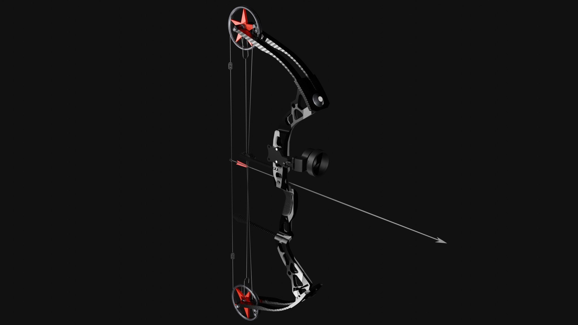 3D Model Compound Bow - TurboSquid 2392016