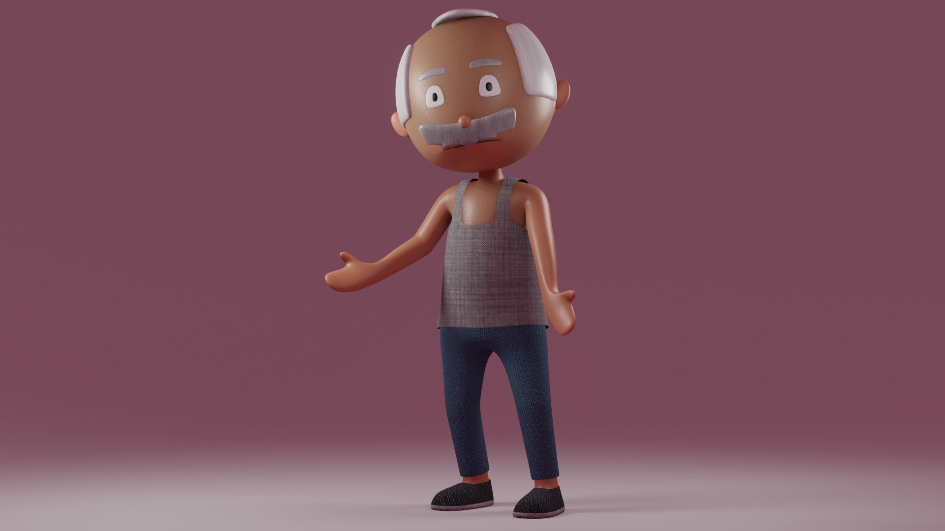 Old Man 3D Model - TurboSquid 2010291