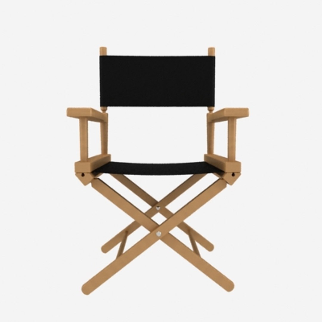 3D Director Chair Model - TurboSquid 486578