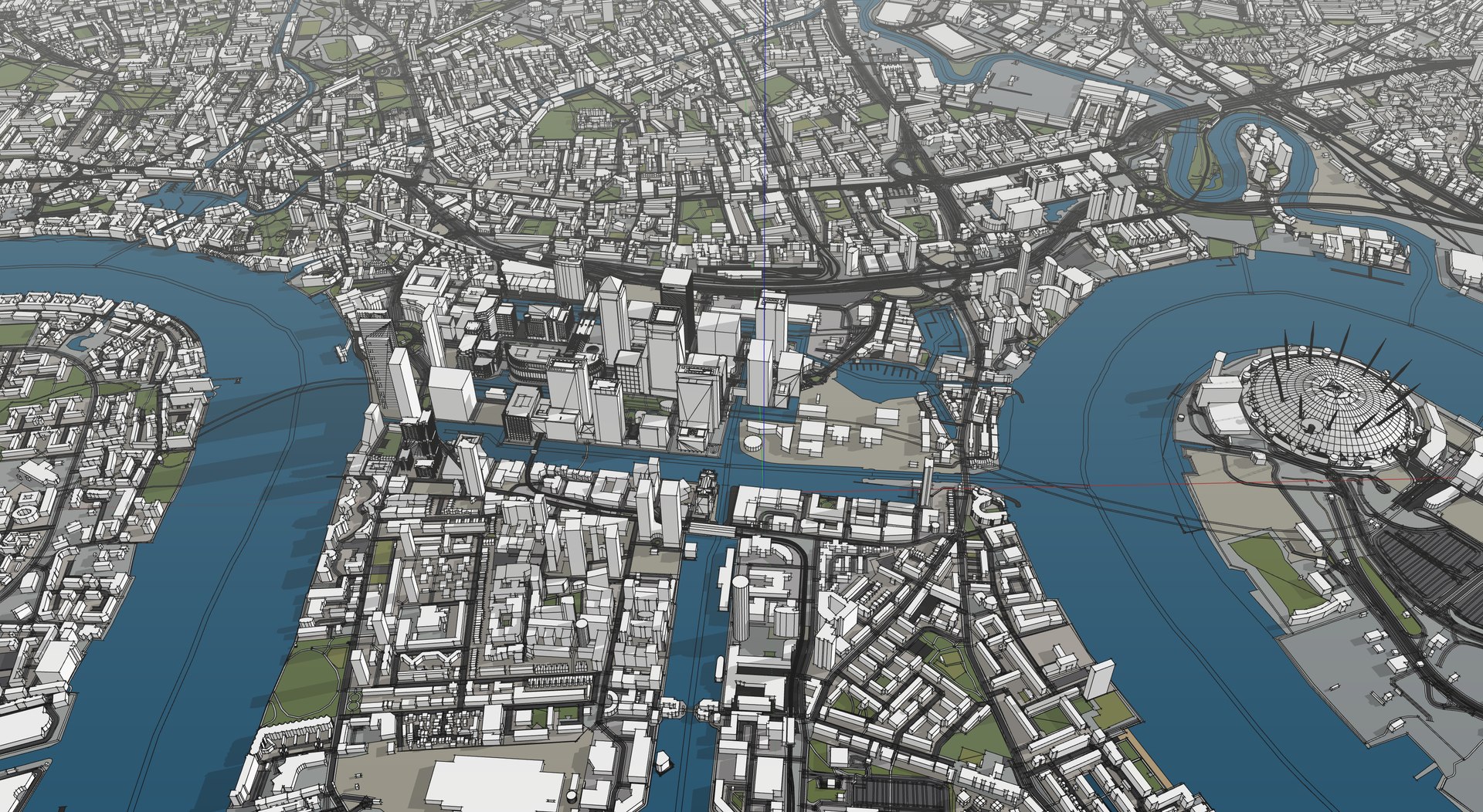3D Canary Wharf London - Model - TurboSquid 1485975