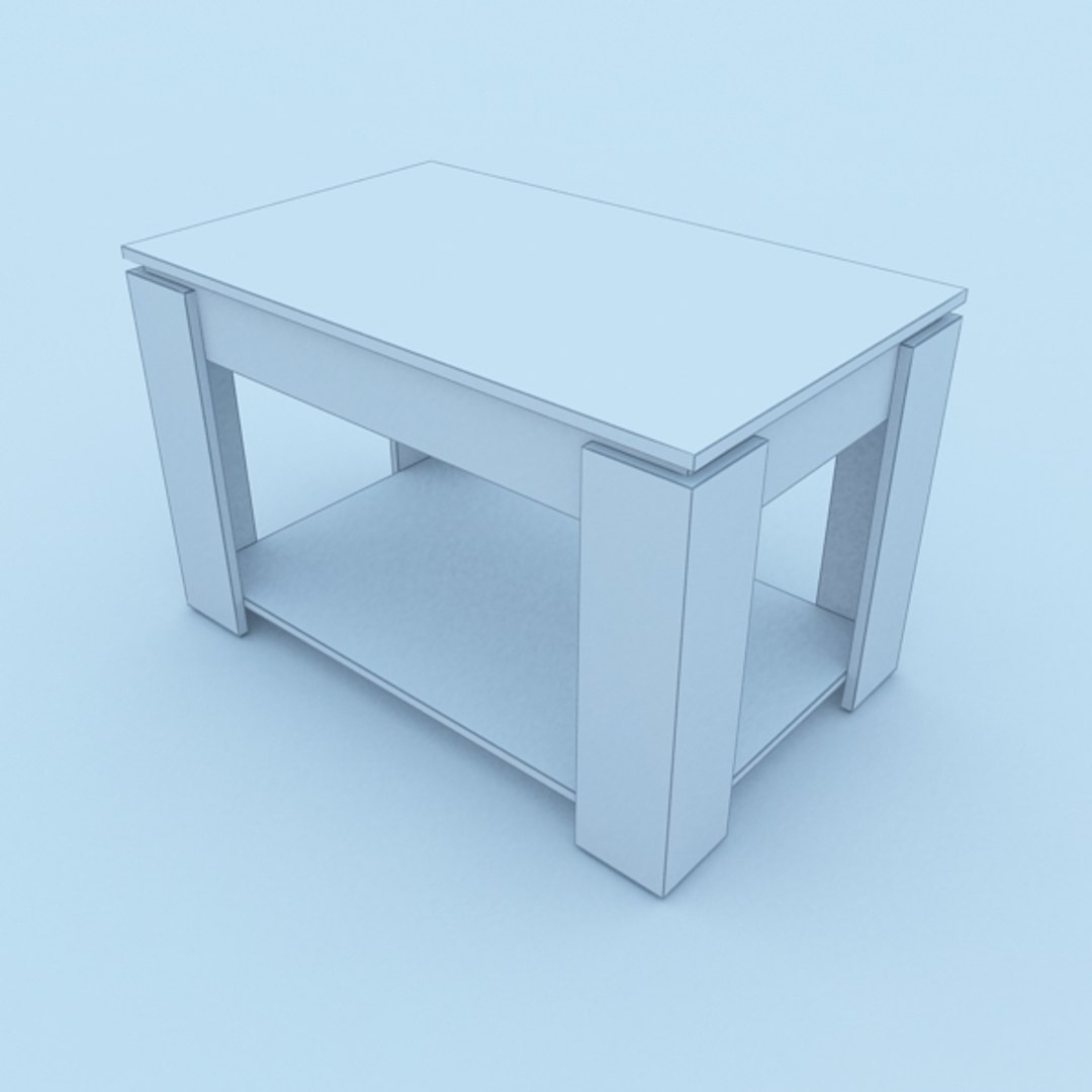 Modern table model - TurboSquid 1301210