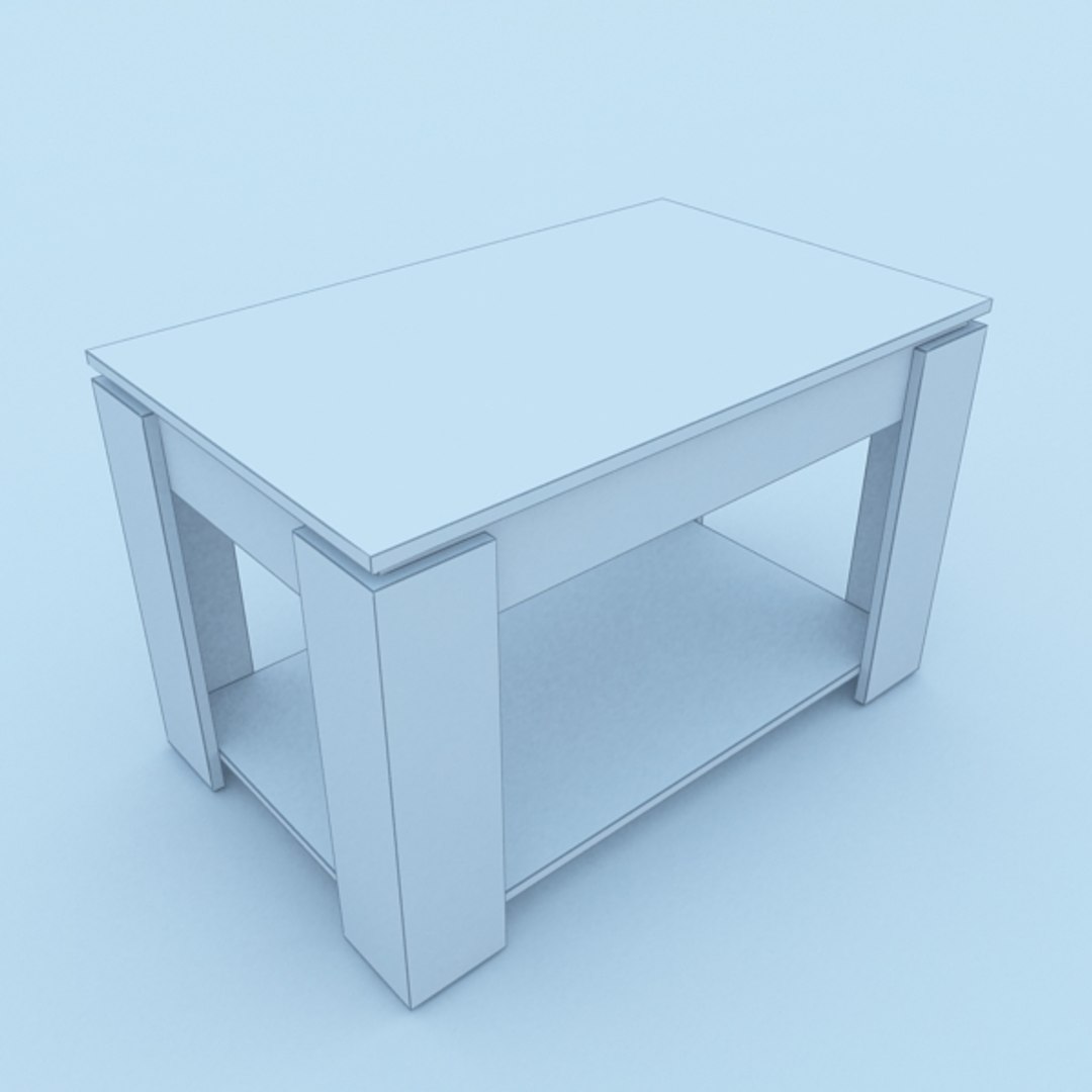 Modern table model - TurboSquid 1301210