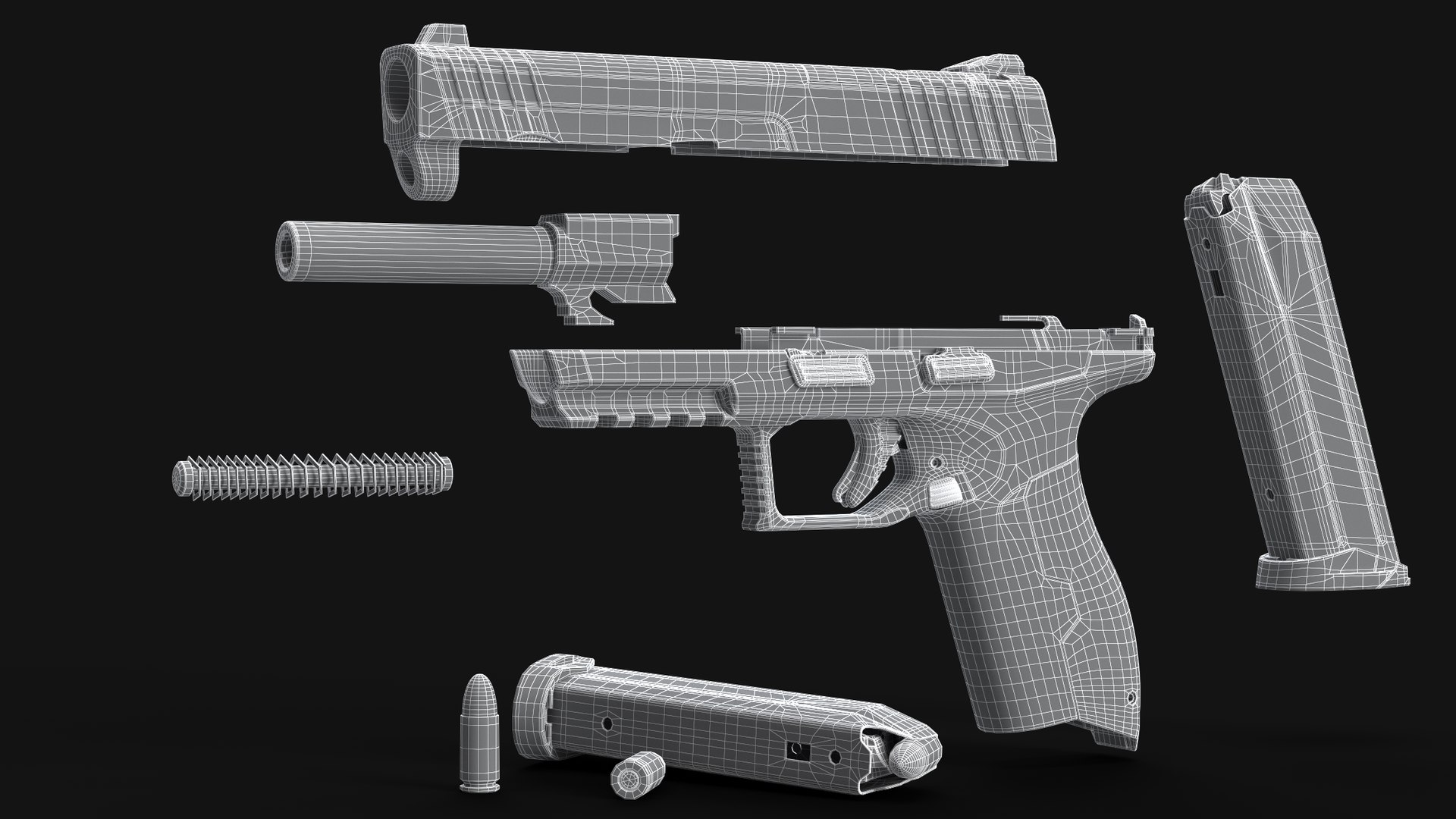 Masada 9 orp 3D model - TurboSquid 1663203