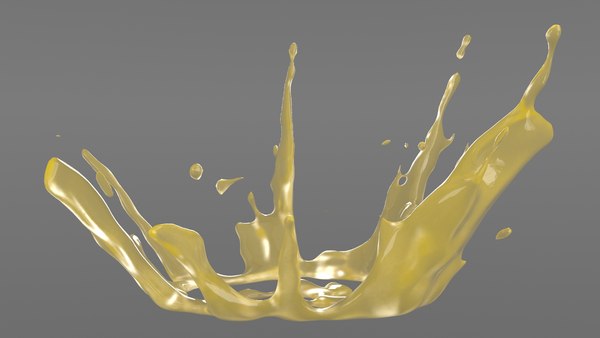 Liquid splash realflow water model - TurboSquid 1448678