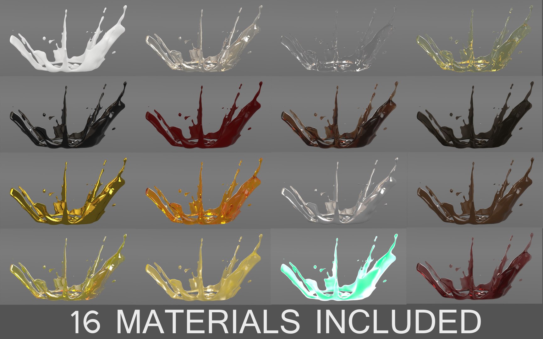 Liquid Splash Realflow Water Model - TurboSquid 1448678