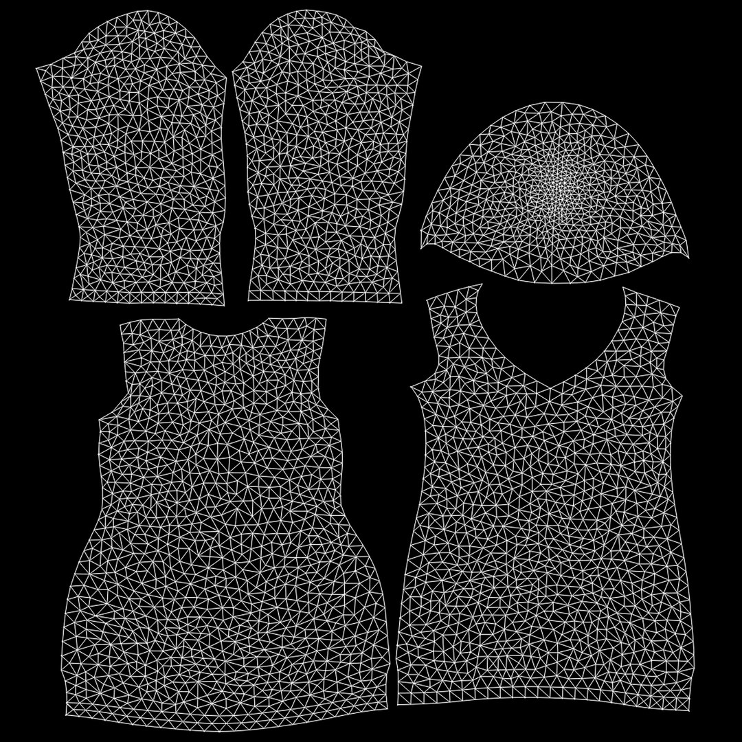 Maternity Hooded Tunic 3D model - TurboSquid 1845897