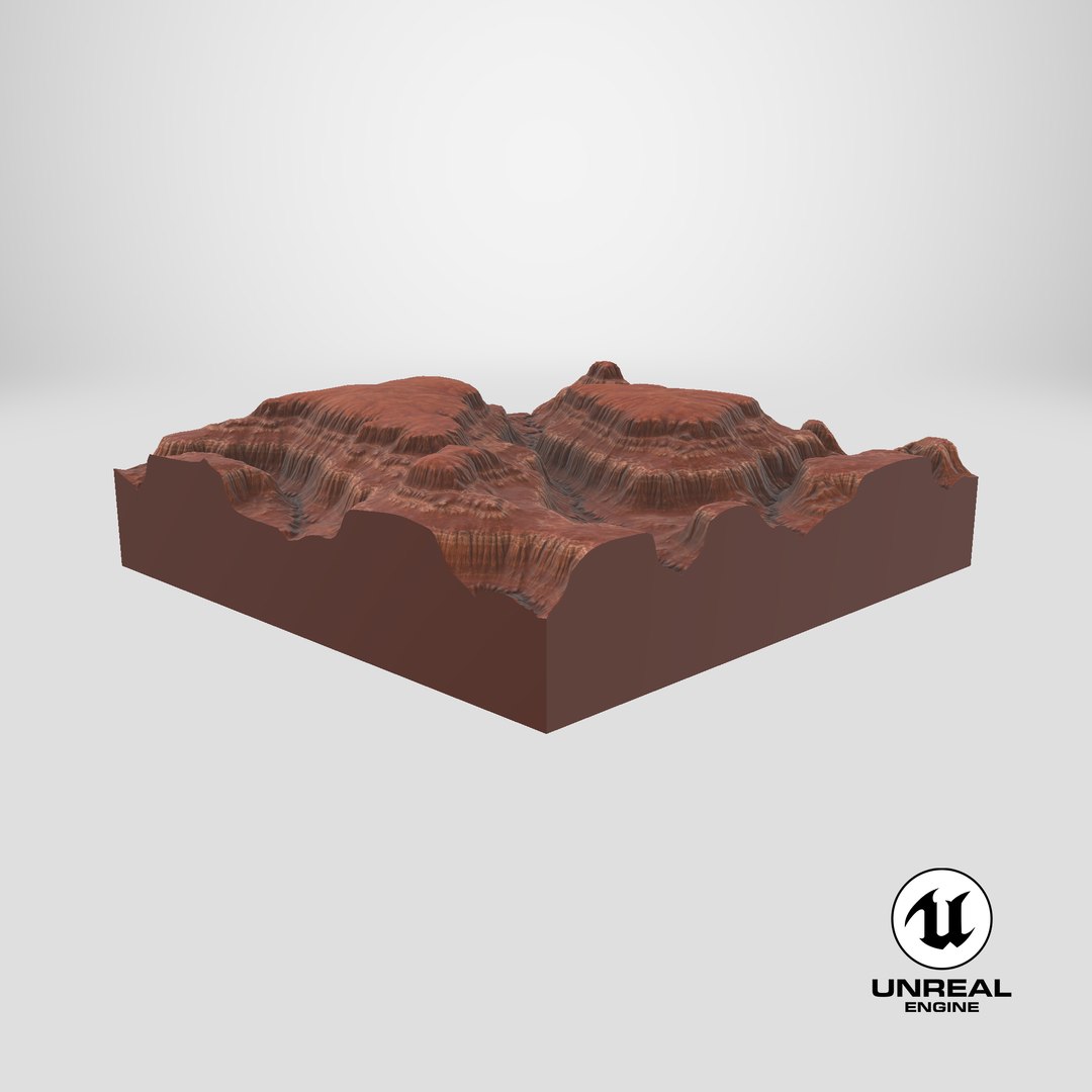 Canyon Terrain 3D - TurboSquid 2143822