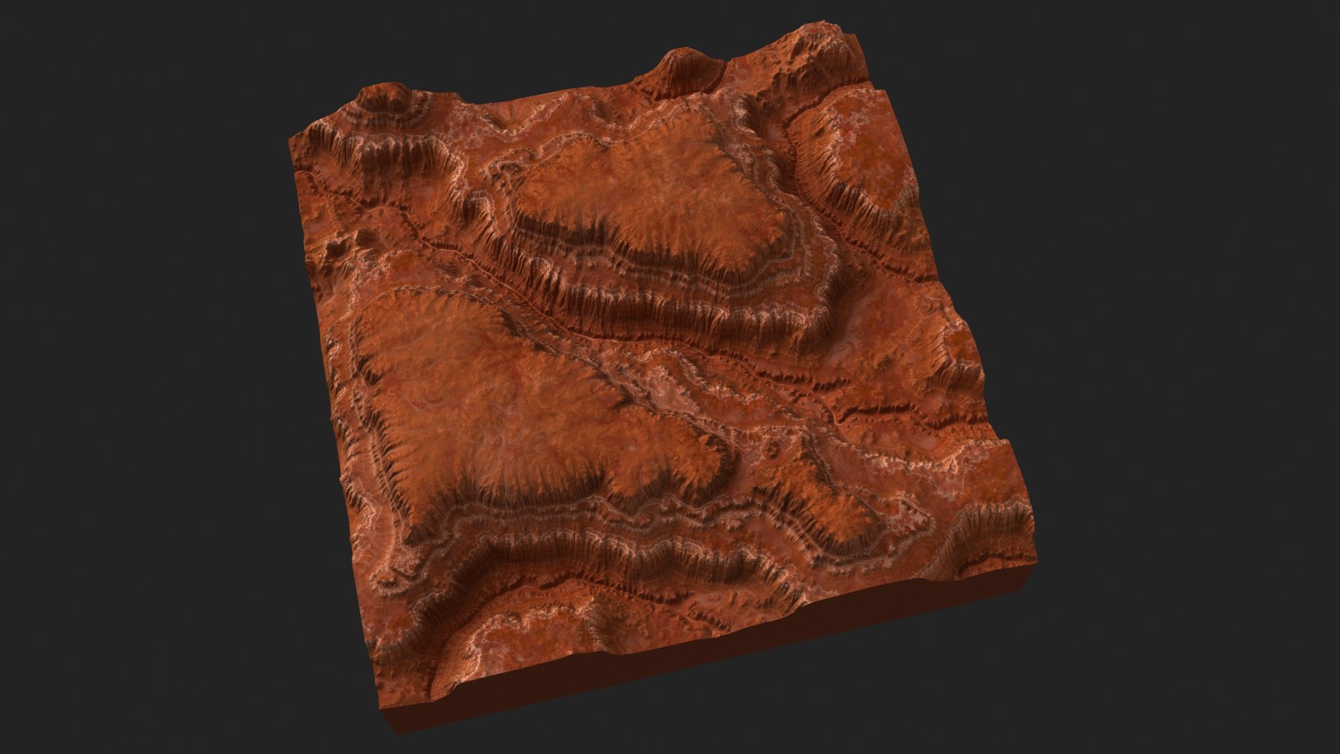 Canyon Terrain 3D - TurboSquid 2143822