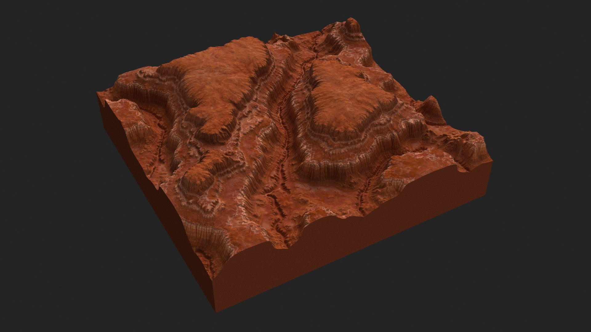 Canyon Terrain 3D - TurboSquid 2143822