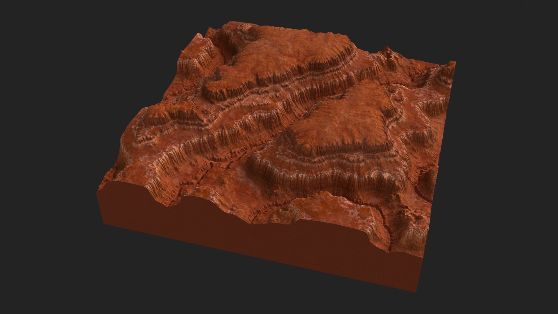 Canyon Terrain 3D - TurboSquid 2143822