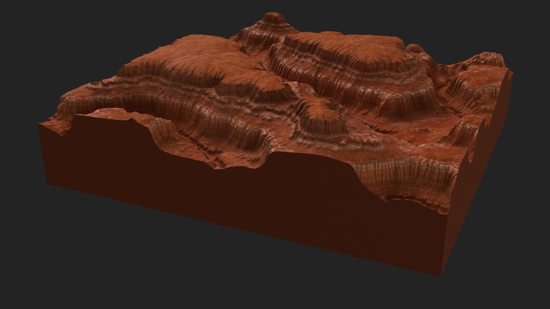 Canyon Terrain 3D - TurboSquid 2143822