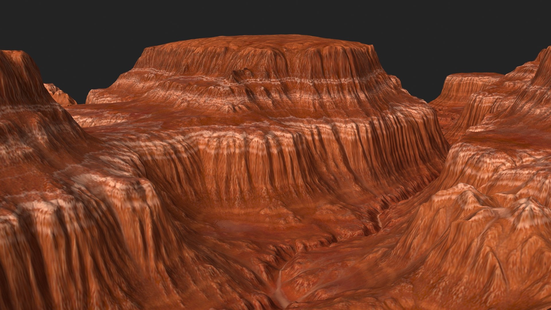 Canyon Terrain 3D - TurboSquid 2143822