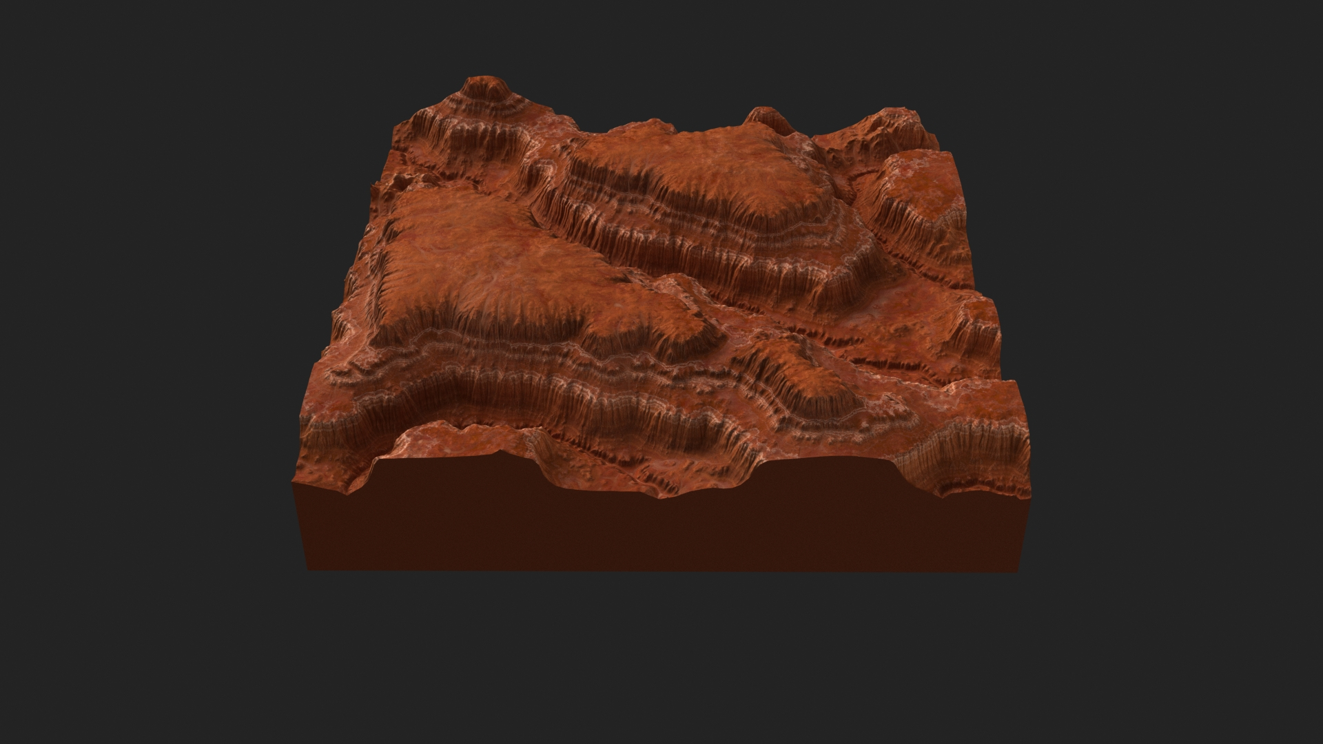 Canyon Terrain 3D - TurboSquid 2143822