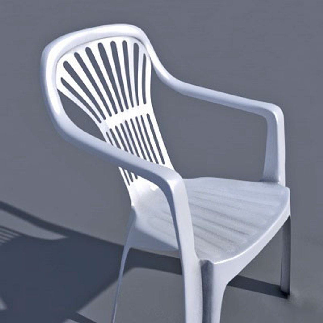Plastic Chair 3d Model