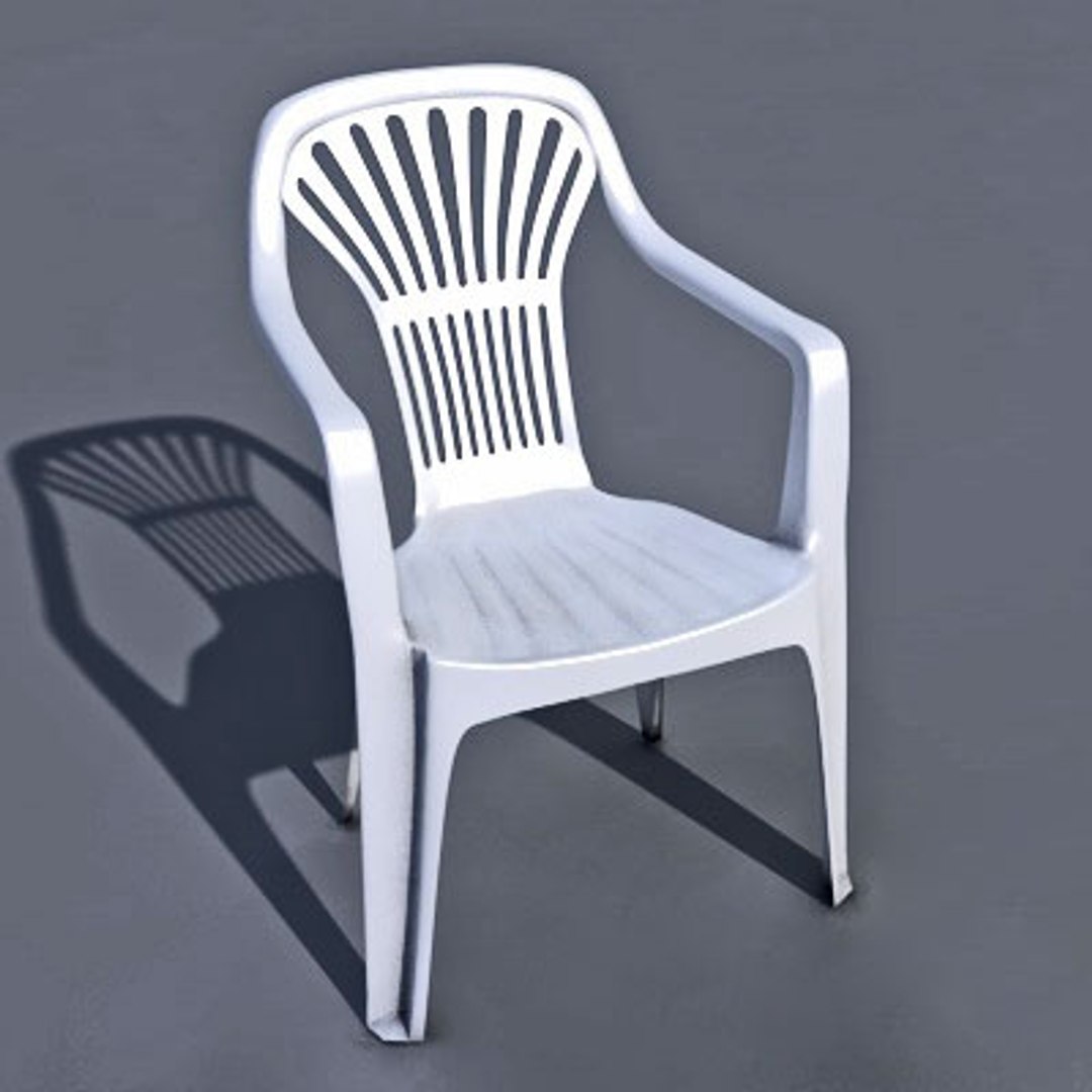 Plastic Chair 3d Model