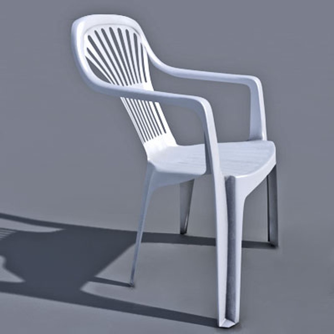 Plastic Chair 3d Model