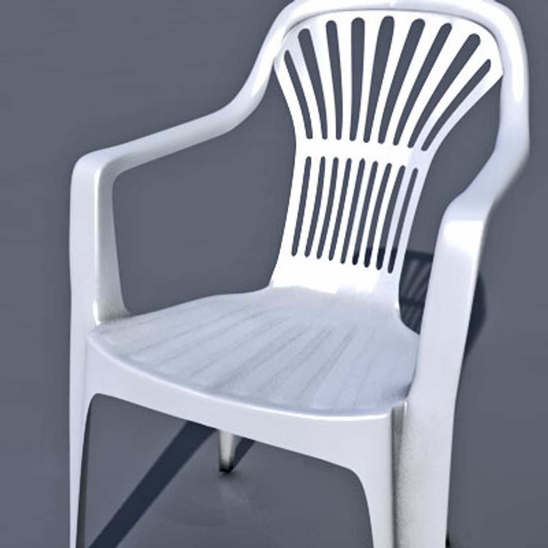 Plastic Chair 3d Model
