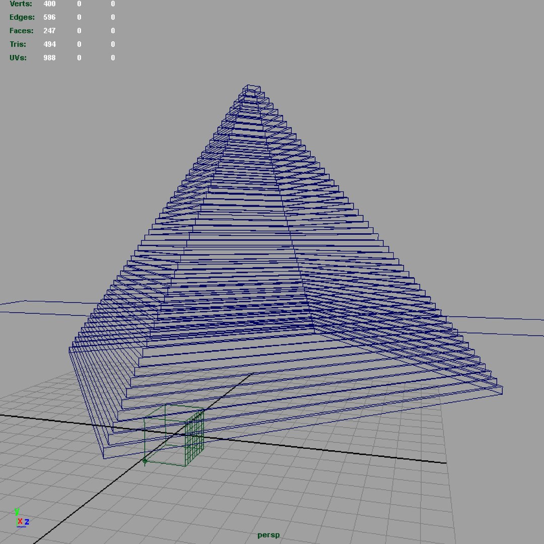 Pyramid Desert Sand 3d Model